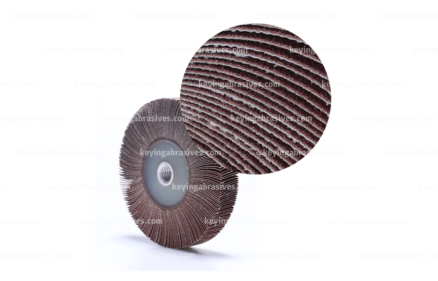Flap Wheel M14 - Screw Hole, 400 Grit Flap Wheel | Keying