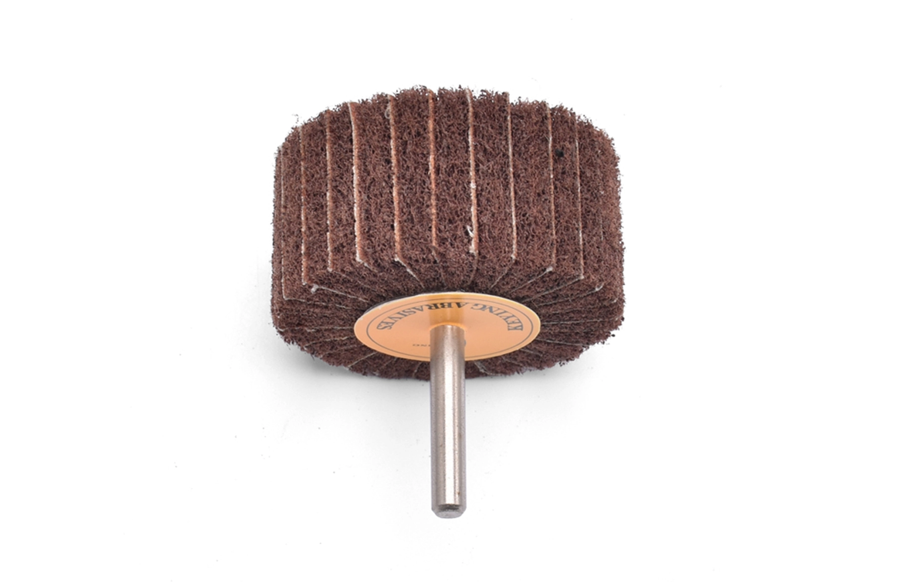 Non-woven Abrasive cloth Flap Wheel with Shank - Cylinder Shape | Keying