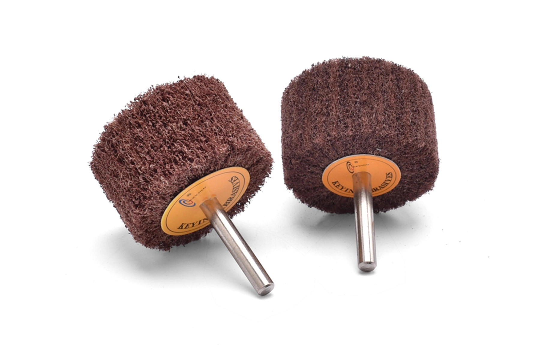 Non-woven Abrasive cloth Flap Wheel with Shank - Cylinder Shape | Keying